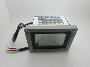 10W 85 - 265V Outdoor Led Flood Light Fixtures RGB Type With Controller