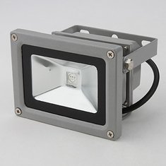 10W 85 - 265V Outdoor Led Flood Light Fixtures RGB Type With Controller
