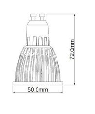 Warm White / White 5W E27 Led Spot Lamps For Mall / Retail Shop Lighting