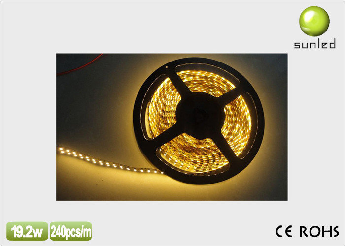 Dimmable Blue Or White Flexible Led Strip Lights Double Row Non Waterproof