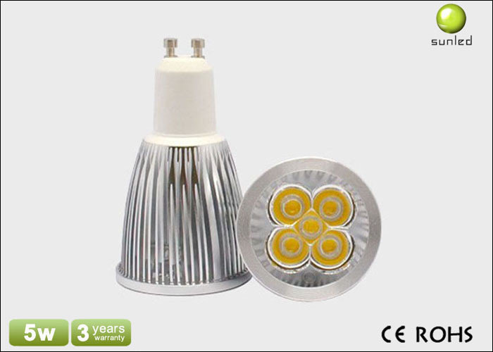 spotlight led 5W E27 / GU10 Aluminium Led Spot Lamps For Building Atmosphere In KTV