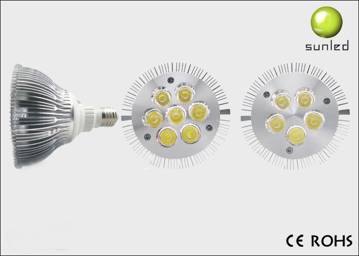 Good Energy-saving PAR30 7w 12v Aluminium Led Spotlight price, spotlighting for mall / retail shop Dimmable optional