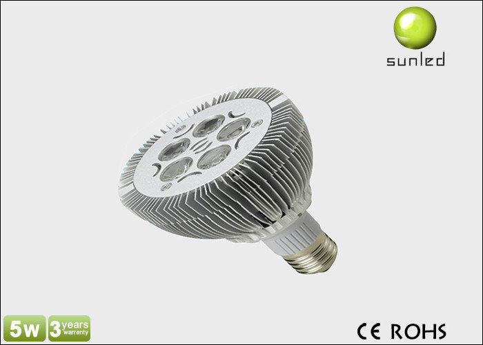 5w AC 110v, 220v, 240v 400LM - 500LM par30 Led Spot Lamps (5 x 1W)
