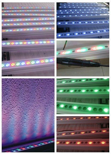 IP65 18w 1700k, 1800k epistar RGB or single color Led Wall Washer Light (18 pcs)