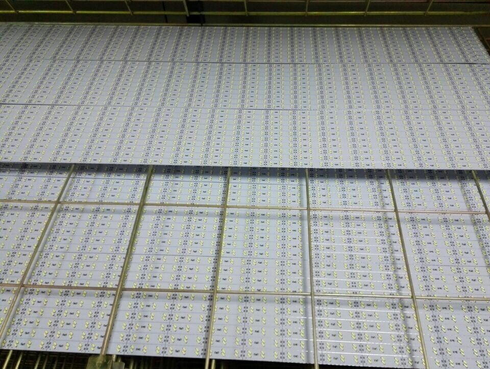 led rigid strip light 4014 smd aluminum PCB 990x12x1.0mm each pcs 20W 144pcs double row