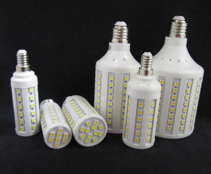 1050-1100LM energy saving 220V - 240V aluminium Led Corn Light Bulb for jewelry cabinet