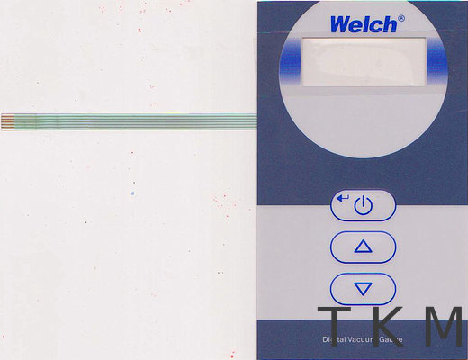 China Touch Screen PET Keyboard Membrane Switch Embossing with Tactile Effect distributor