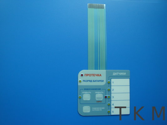 China Embossed LED Tactile Membrane Switch Panel With FPC and 3M Adhesive distributor