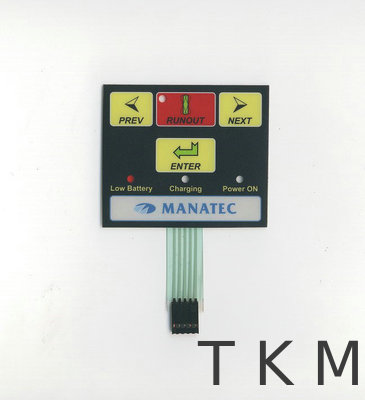 China Multicolored Printed Flexible Membrane Switch With LED window and Metal Dome distributor