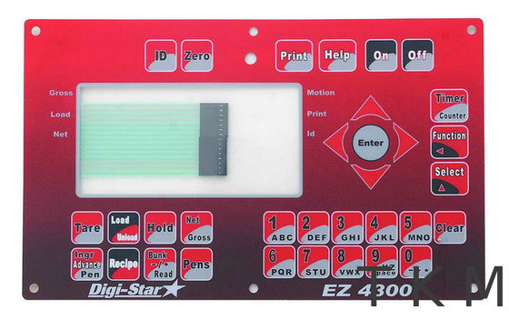 China Waterproof Tactile Keyboard Membrane Switch Overlay Graphics With FPC / Metal Dome distributor