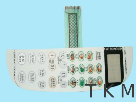 Best Gloss PC Metal Dome Flexible Membrane Switch Keypad For Apparatuses for sale
