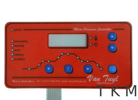 China Embossed LED Flexible Membrane Switch Overlay / Tactile Membrane Switch distributor