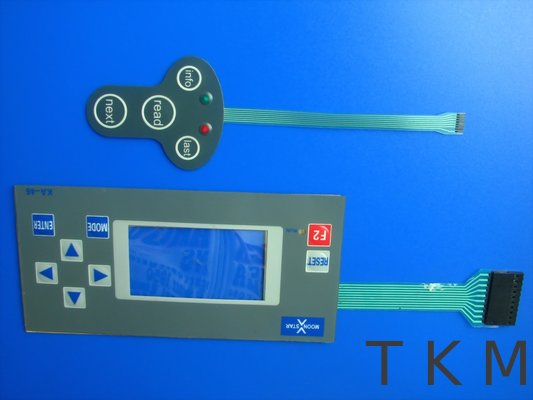 China Silicone Touch Screen Flexible Membrane Keyboard Switch For Instruments distributor