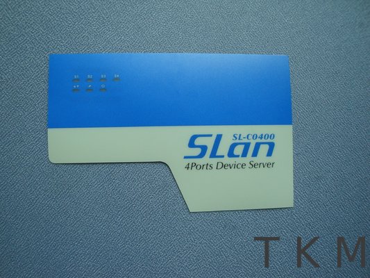 China Light Weight PC Flexible Membrane Switch With Industrial Control Panel , 3m Adhesive distributor