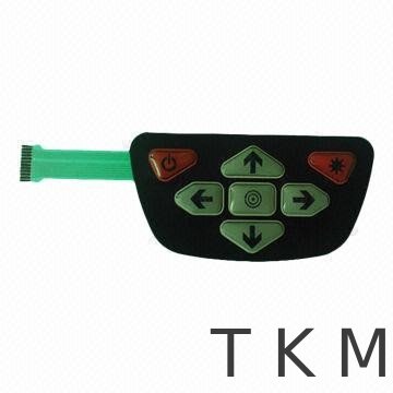 China Moisture Proof Flexible Rubber Membrane Switch With Seven Keypad , Custom Made distributor