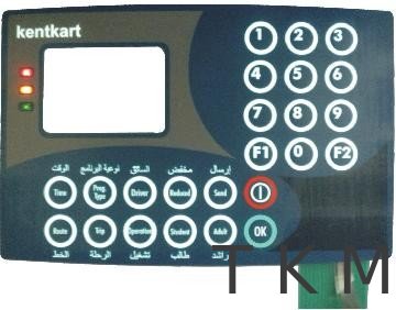 China Metal Dome Backlit Tactile Membrane Switch Keyboard , Flexible Printing Circuit distributor