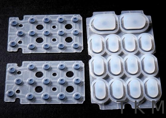 China Electronic Silicone Rubber Membrane Keypads For Air Condition Remote Controller distributor