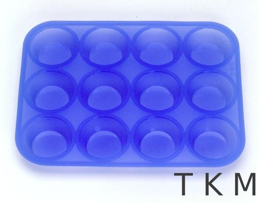 China Eco-Friendly Blue Silicone Cooking Utensils In Kitchen , Silicone Ice Cube Mold distributor