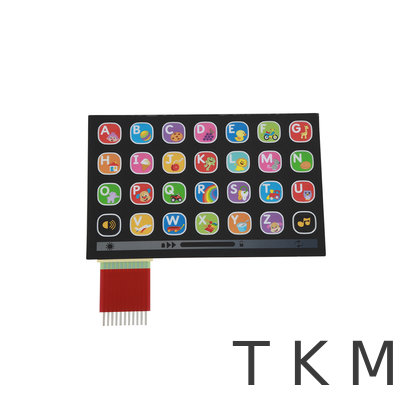 China Custom Made Keypad Membrane Switch Overlay With 3M Adhesive distributor