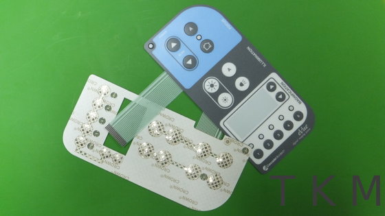 China ESD Shield Silicone Keyboard Membrane Switch Overlay With 3M Adhesive distributor
