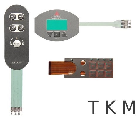 China Customized Touch Screen Metal Dome Membrane Switch Keyboard With Led Window distributor