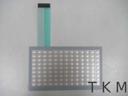 China Textured PC Keyboard Membrane Switch With 3M Adhesive And Embossed keys distributor