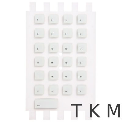 China Household PCB Membrane Keyboard Switches With Embossed Electronic distributor