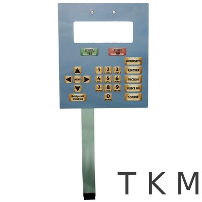 China Waterproof Keypad Membrane Switch Overlay With Metal Dome , 3M Adhesive distributor