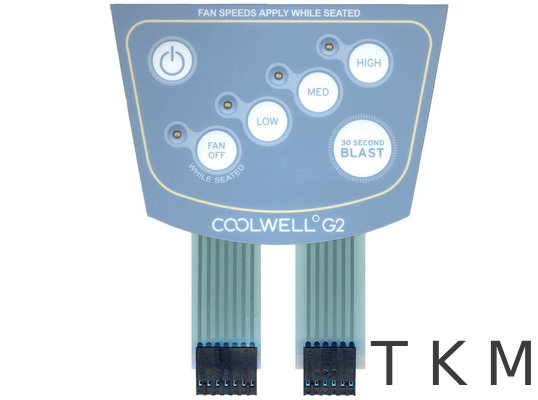 China Flexible Silicone Keyboard Membrane Switch IP67 Waterproof , Customizable Keypad distributor