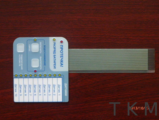 China Rim-Embossed LED Membrane Switch EL Panel With Flexible Printing Circuit distributor
