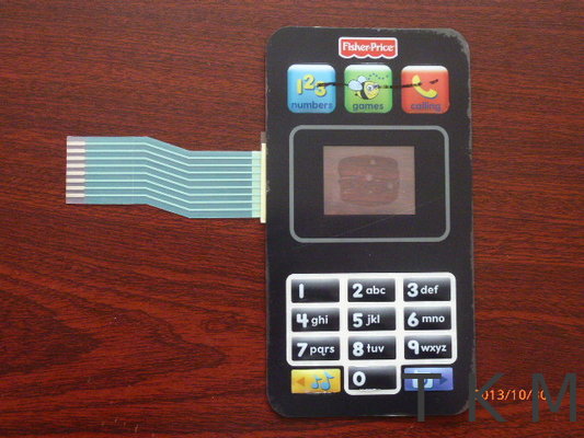 China Colored PET / PC PCB Membrane Switch Custom With Metal Dome / Flexible Circuit distributor