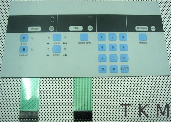 China Silicone Keypad Backlit Membrane Switch In Industrial Control / Security System distributor