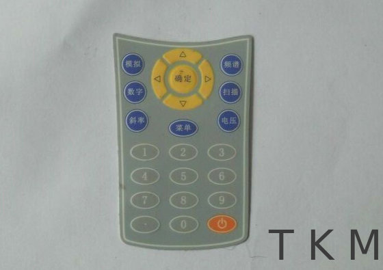 China Multi Touch Keypad Graphic Panel Overlay With LCD And LED Transparent Window distributor