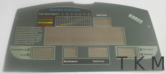 China Rim Embossed Graphic Overlay Membrane Switch Panels With Metal Dome distributor
