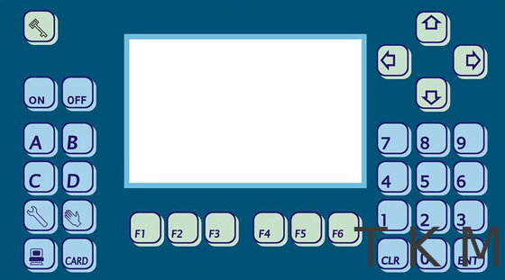 China Custom Membrane Keypad Graphic Overlay With 3M Adhesive , Multicolored Printed distributor