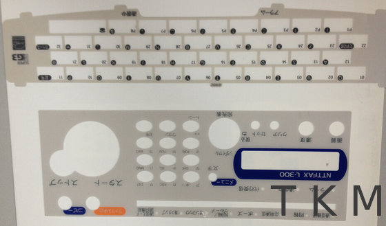 China Silver Paste Graphic Overlay For Medical Equipment , Tactile Membrane Switch distributor