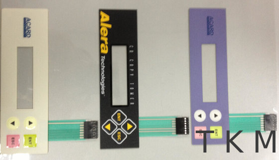 China Waterproof Matte PC PCB Membrane Switch With Poly Dome , 3M Adhesive distributor