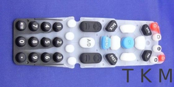 China Single Waterproof Rubber Membrane Switch Microwave CNC Overlay Keyboard distributor