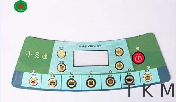 China Flexible PVC / PC / PET Gloss Tactile Membrane Switch Keypad For Instruments distributor