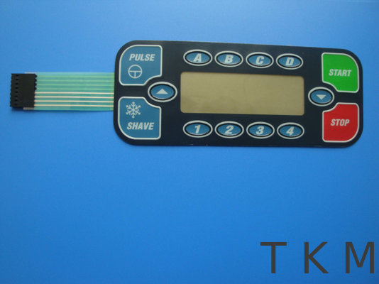 China Metal Dome Flexible Membrane Switch Panel And Graphic Overlayer With Led Window distributor