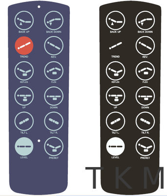 China Industrial Control Graphic Overlay Printing , PC PET Membrane Switch Keypads distributor