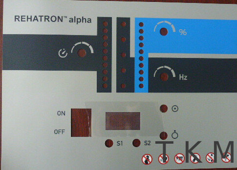 China Flexible Poly Dome Touch Screen Membrane Switch Overlay With Clear Window distributor