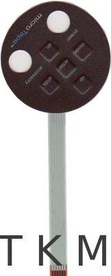 China Customized Flat Tactile Keyboard Membrane Switch , Flexible Printed Circuit distributor