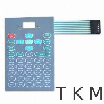 cheap  Single Flexible Keyboard Membrane Switch Overlay For Telephone Systems