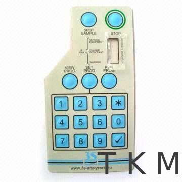cheap  Custom Made PC Rubber Membrane Switch Overlay For Medical Equipment