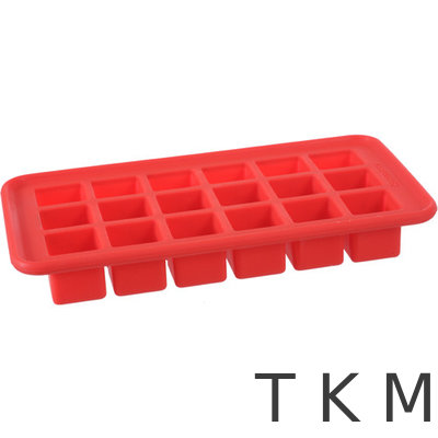 cheap  Customized Squre Red Silicone Kitchen Utensils For Promotional Gift