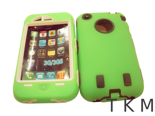 cheap  Green Cute Silicone Rubber Cell Phone Case , OEM Cellphone Cover