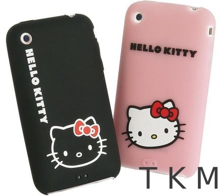 cheap  Pink Hello Kitty Silicone Cellphone Case , Custom Silicone Phone Cover