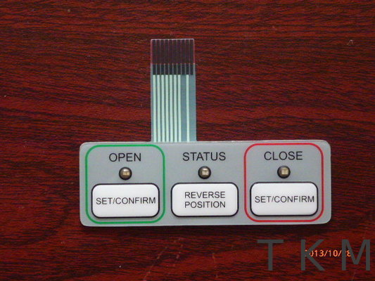 cheap  Embossed Thin Film Membrane Switch Overlay / Graphic Panel Overlay Printing