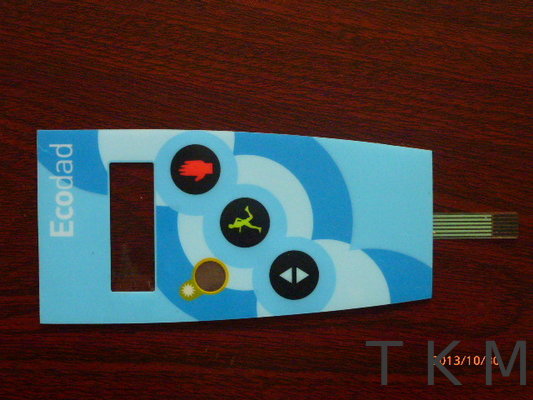 cheap  Enbossed PCB LED Membrane Switch Waterproof With Touch Feeling Keys